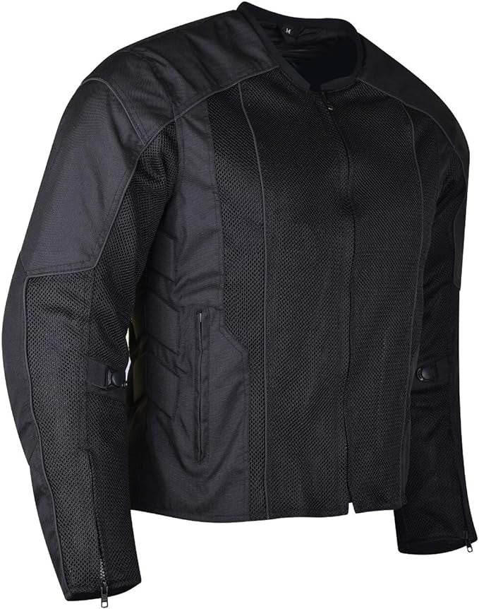 Men's 3 Season Mesh/Textile CE Armor Motorcycle Jacket – Vance Leathers ...