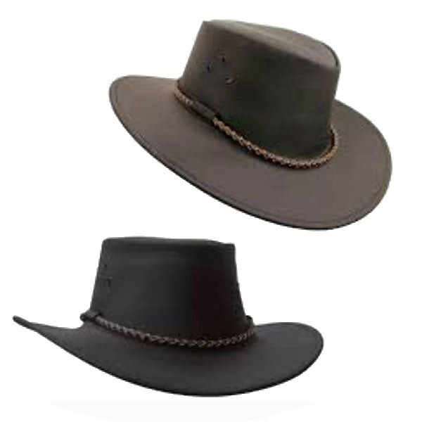 VA601BN - Bush Walker Outback Leather Hat – Vance Leathers Wholesale