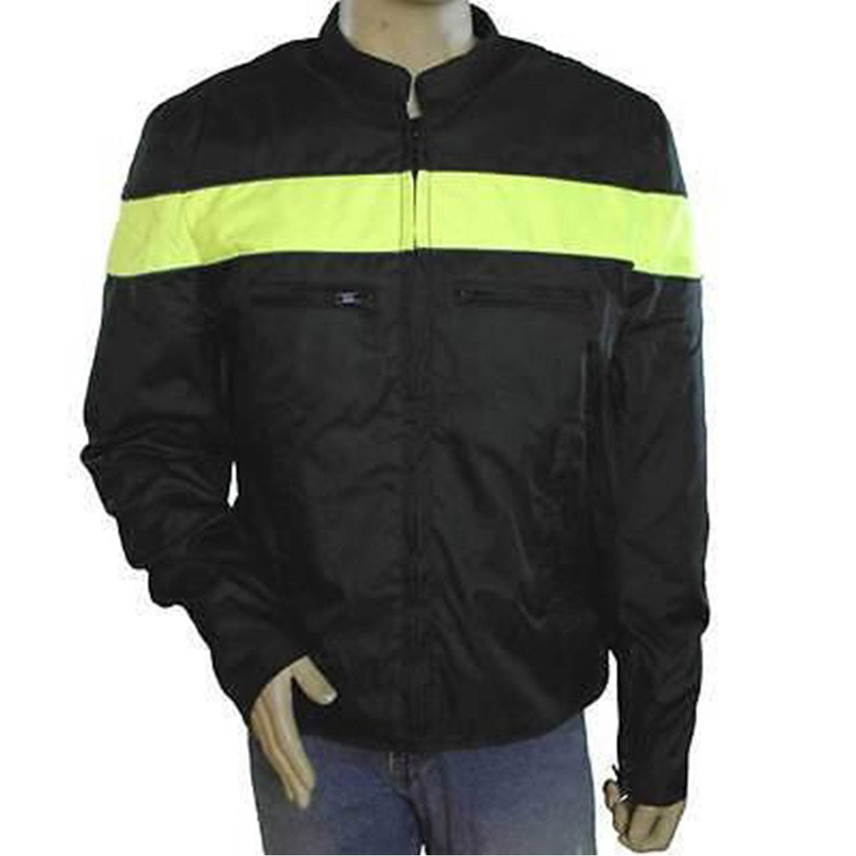 Vented Textile Jacket With Reflective Piping And Stripe – Vance ...